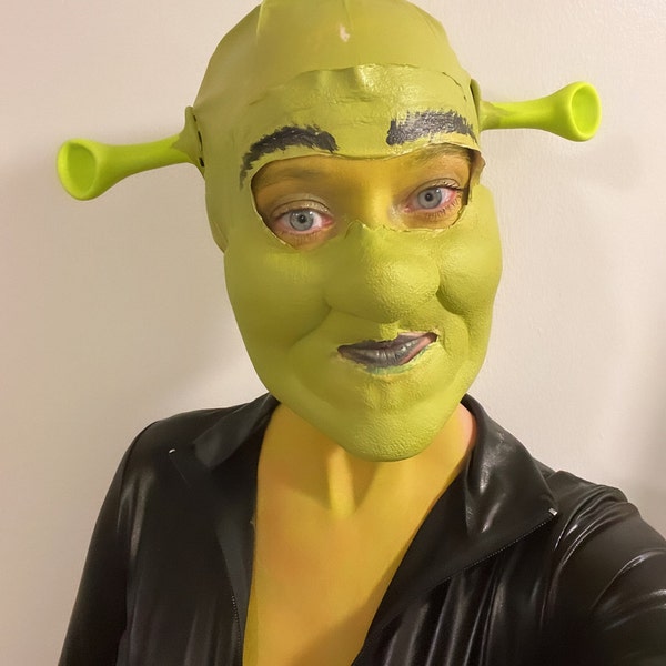 Shrek the Musical - Theatrical Makeup Foam Latex Shrek Mask Prosthetic ...