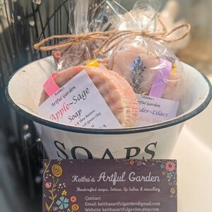 Lavender Lilac Calendula Soap types of Lavender Spikes May | Etsy UK