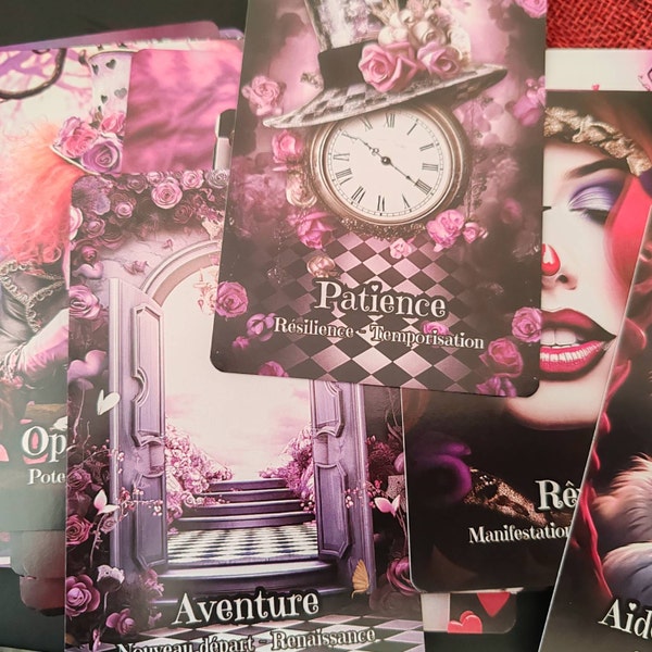 Oracle Les Merveilles d'Alice - Oracle divinatoire français - 58 cartes ...