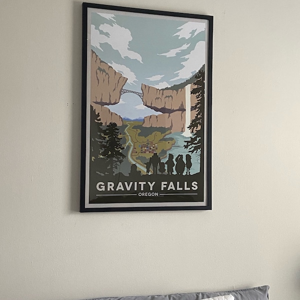 Gravity Falls National Park Poster - Etsy
