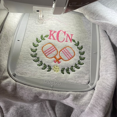 Crossed Pickleball Paddles Monogram - Etsy