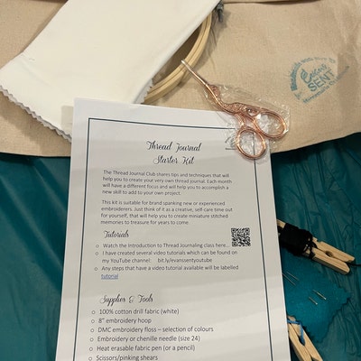 Embroidery Journal, Thread Journal, Gratitude Journal, Stitch of the ...