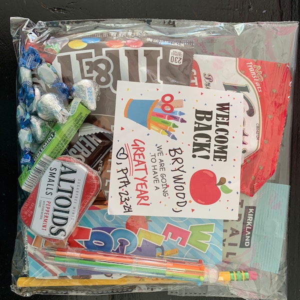 Welcome to Kindergarten Gift Tag, New School Year Student Gift, Kinder ...