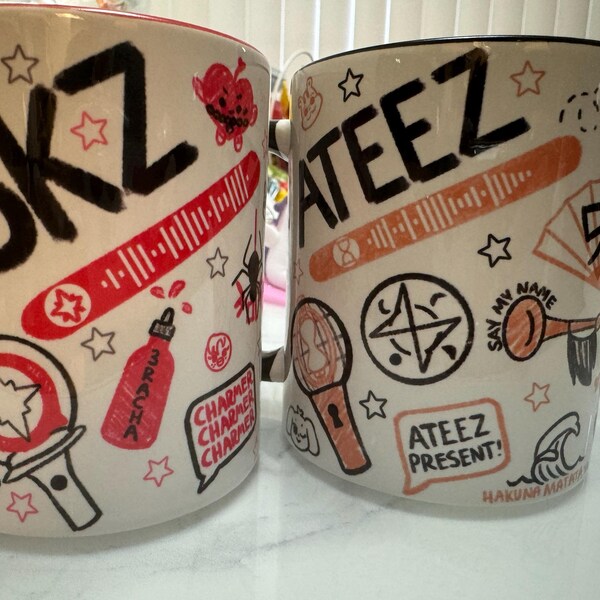 Stray Kids Doodle Mug 11oz - Etsy