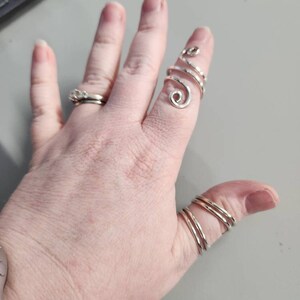 Thumb Splint MCP 925 Silver Ring MCP Hyperextension Splint - Etsy