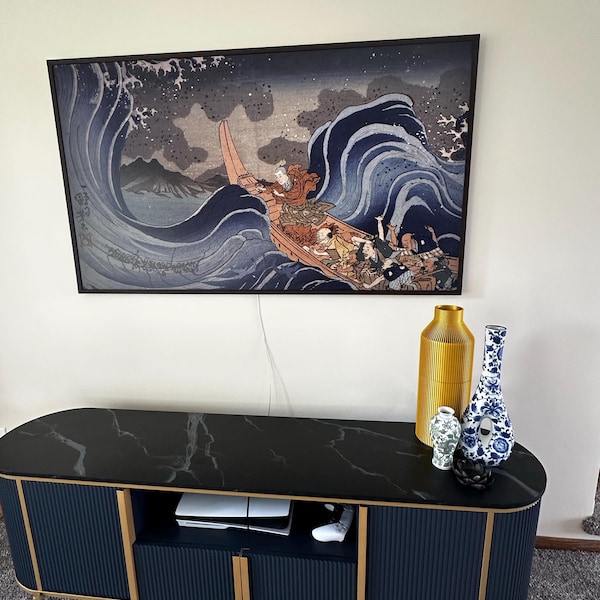 Samsung Frame Connect One Box Cover, Hide Wireless TV Box, Vertical ...