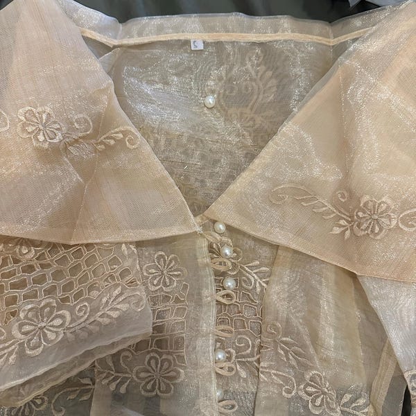 Spanish Maria Clara Filipiniana Alampay - Maria - MR44 - Etsy Spanish Maria Clara Filipiniana Alampay - Maria - MR44 - Etsy