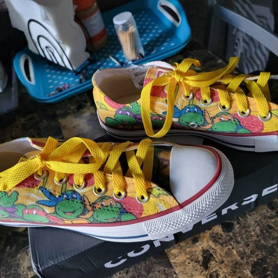 Ninja Turtles Shoes Fan Art Custom Converse Personalized Tmnt Custom ...