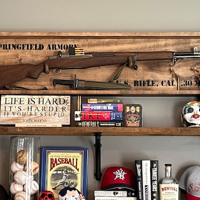 M1 Garand Display Rifle Display Gun Rack - Etsy