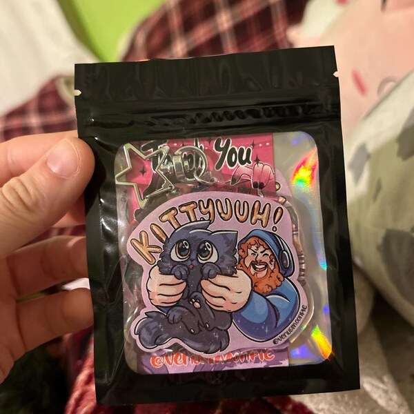 Smilin Friends Heart Hands Fanart Sparkle Stickers | Holographic ...