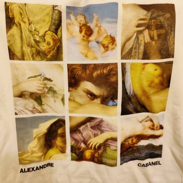 Alexandre Cabanel Grid Unisex T-shirt Famous Old Paintings Renaissance ...