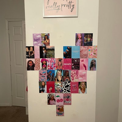 145 PCS 2000's Y2k Aesthetic Wall Collage Kit Boujee Pink 2000z Y2K ...