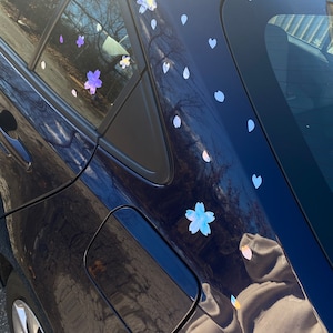 Sakura Flower Holographic Vinyl, Cherry Blossom Vinyl Decal, Sakura ...