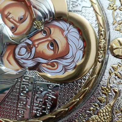 Virgin Mary of Pochayiv Silver Christian Orthodox Icon / Greek / Handmade - Etsy