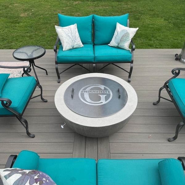 Compass Fire Ring, Compass Rose, Fire Pit, Corten Outdoor, Map ...