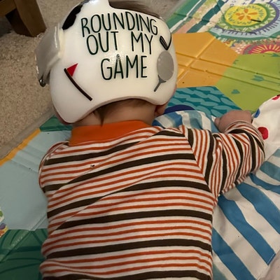 Fixin' My Flat Doc Band Cranial Helmet Decal STICKERS ONLY for Docband ...