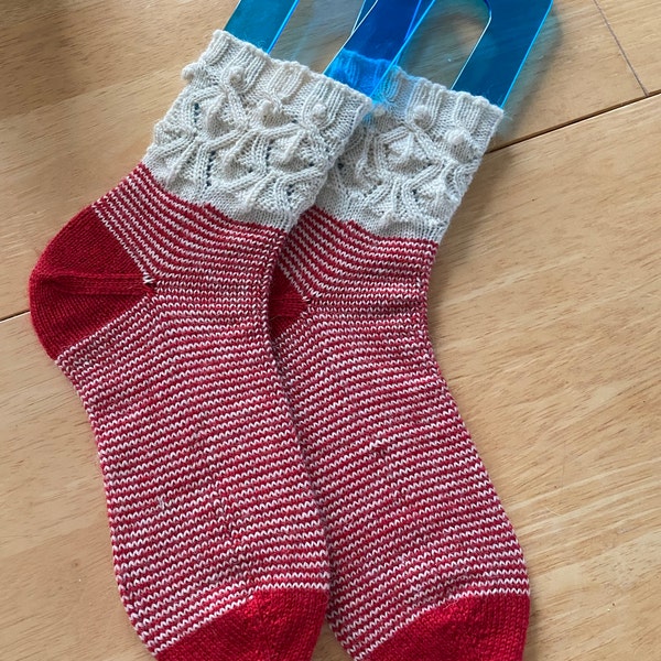 Basic Baby Socks Knitting Pattern PDF - Newborn Size 10cm - Simple ...