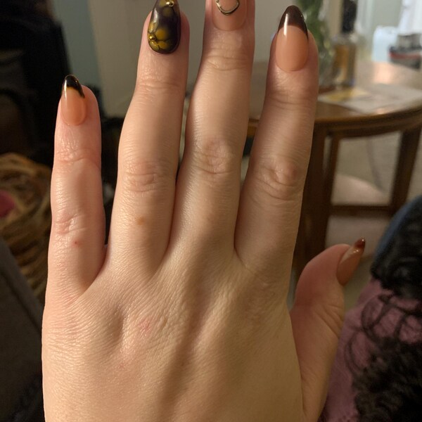 Cat Eye Color Nails/nails Press On/handmade Nails/popular Nails/y2k ...