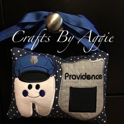 DIGITAL ITEM: Police Tooth Fairy Pillow ITH Design 5x7 Hoop - Etsy