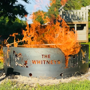 Solid Multipiece Extra Tall Fire Pit Ring 16 Tall - Etsy