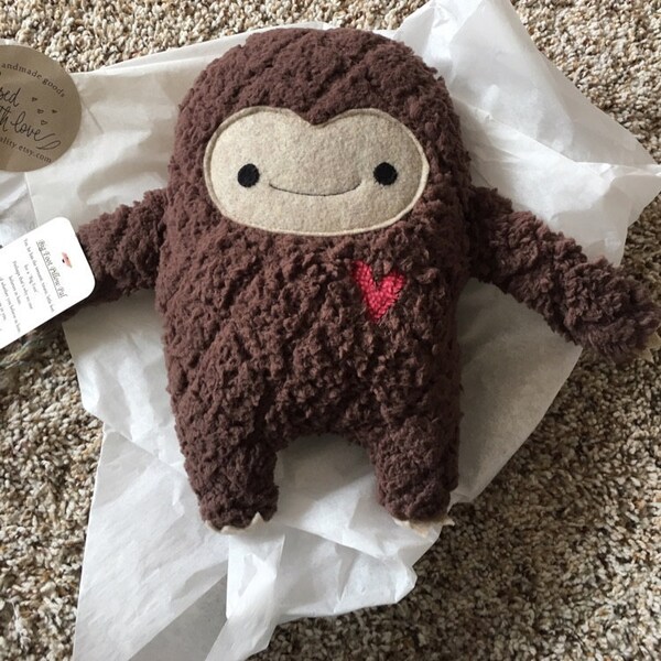 Big Foot Stuffed Toy, Big Foot Plushie, Kawaii Big Foot Plush Doll ...