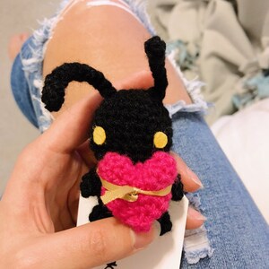 Chibi Amigurumi Heartless Character From Kingdom Hearts Crochet Doll - Etsy