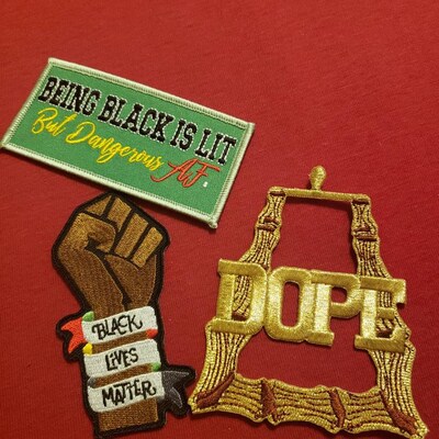 Black Lives Matter Fist, Exclusive Afrocentric Patch, BLM, Size 3, Iron ...