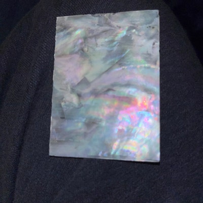 Genuine BLACK Mother of Pearl Shell INLAY Real Shell Thin - Etsy