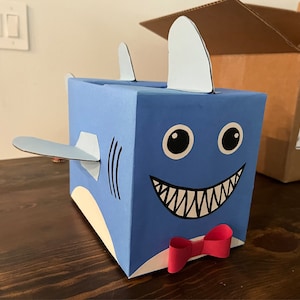 Whale Shark Valentine Box Printable Decor Kit, Valentine's Mailbox ...