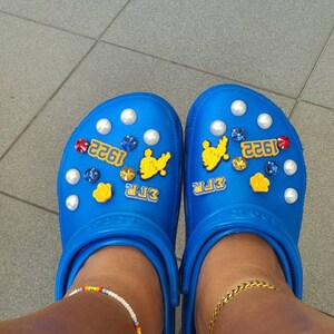 Crocs Charms Crystal Silver Diamonds and Pearls Set. Charms - Etsy