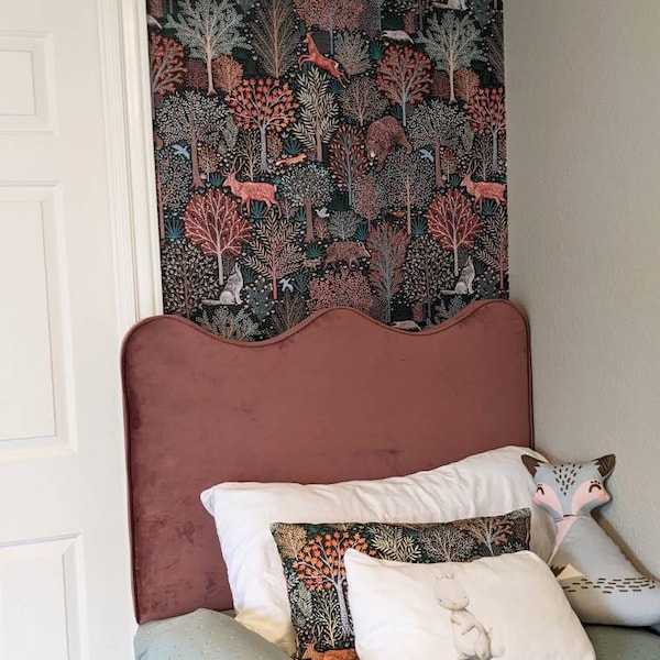 Rustic Wallpaper - Forest Animals by Rebecca_reck_art - Woodland ...