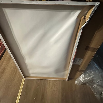 Grizzly Bear Bunt Splash Quadrat Wand Kunst gerahmte Leinwand Bild ...