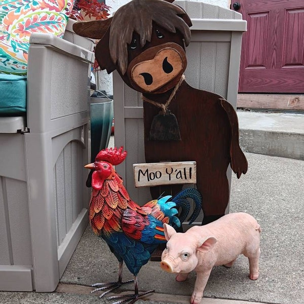 Heffer Standing Cow - Etsy