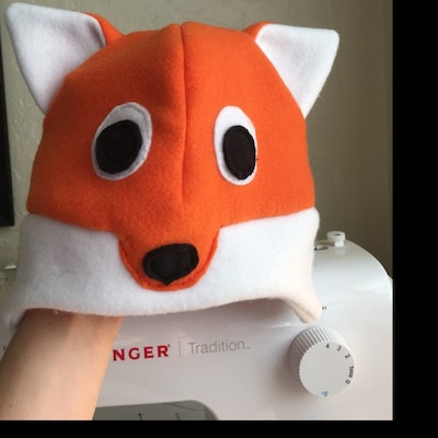 Fleece Fox Hat PDF Sewing Pattern Woodland Animal Costume - Etsy