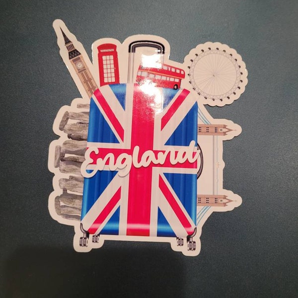 England Stickers | Travel Stickers for England Lovers | English Decal ...