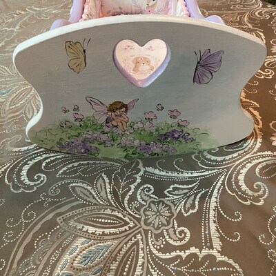 Child's Rocking Chair, Pinks Kids Rocker, New Baby Gift, Kids Painted ...