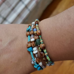 2 Bracelets Ghost Bead Jewellery Protection From Evil | Etsy