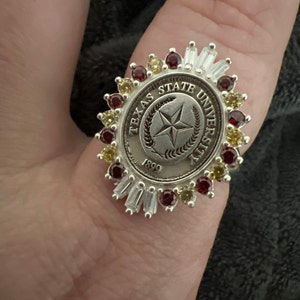 Graduation Ring , Graduation Gift , Personalized Ring , Personalized ...