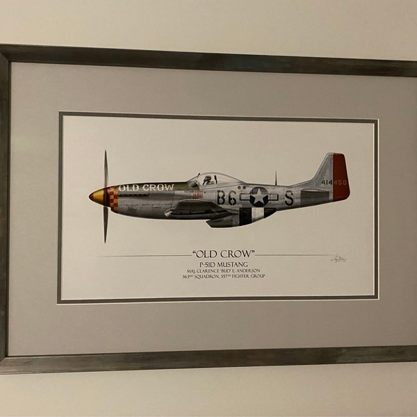 Big Beautiful Doll P-51D Mustang - Art Print by Craig Tinder - Etsy
