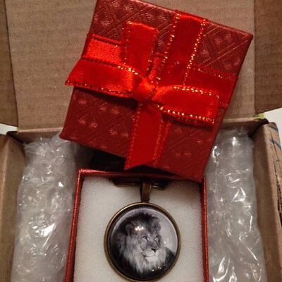 Lion Keychain Lion Keyring Boyfriend Gift Lion Head Key Chain - Etsy