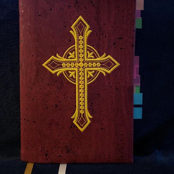 Exquisite Machine Embroidered Freestanding Lace Cross Bookmarks - Etsy