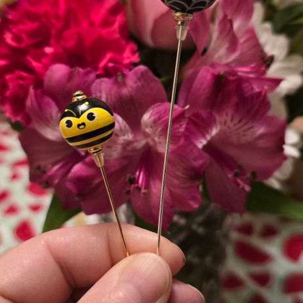 Teardrop Pearl Hat Pins in Silver or Gold With Choice of Length - Etsy