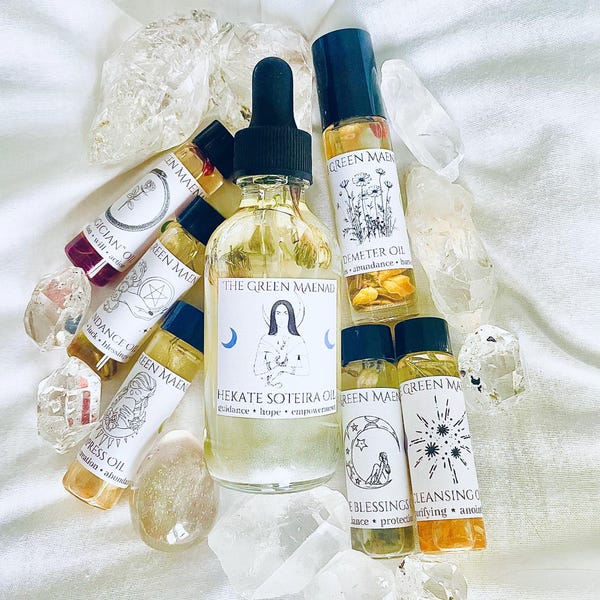 Choose 5 Intention Oils – Ritual Oils, Witchcraft Supplies, Witchy ...