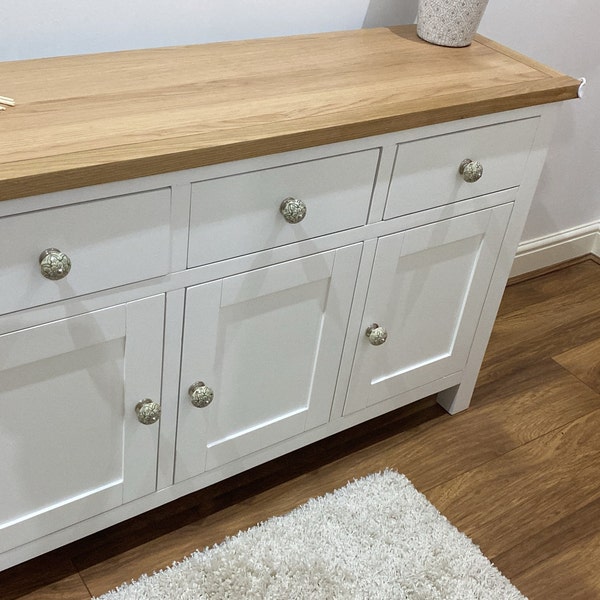 GREEN WHITE Ceramic Knobs, Hand Painted Knobs, Vintage Knobs, Wardrobe Drawer, Cabinet Pulls ...