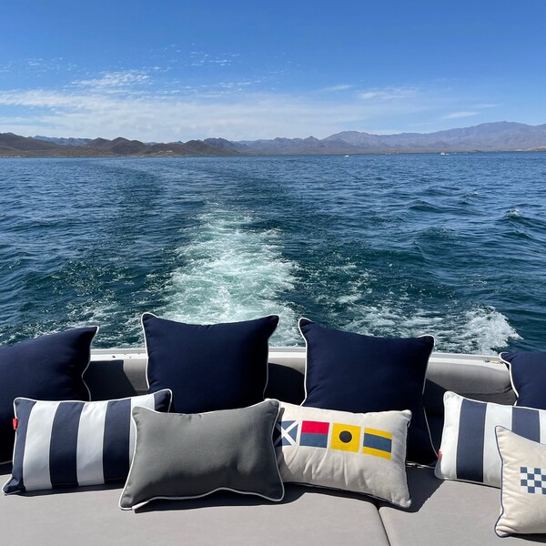 Custom Nautical Flag Pillow - Etsy