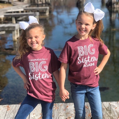 Mom of 3 Shirt, Matching Shirts for Baby Announcement, Big Sister ...