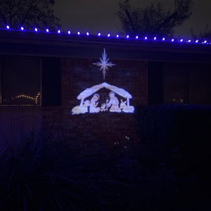Nativity Scene Projector for Christmas Outdoor Lighting by - Etsy
