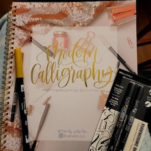 Modern Calligraphy KIT: Includes 1 Book and 2 Pens plus Bonus Dual ...