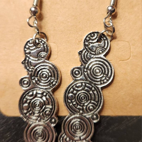 Elegant Blue and Silver Flower Wire Wrap Elf Ears Adjustable No ...