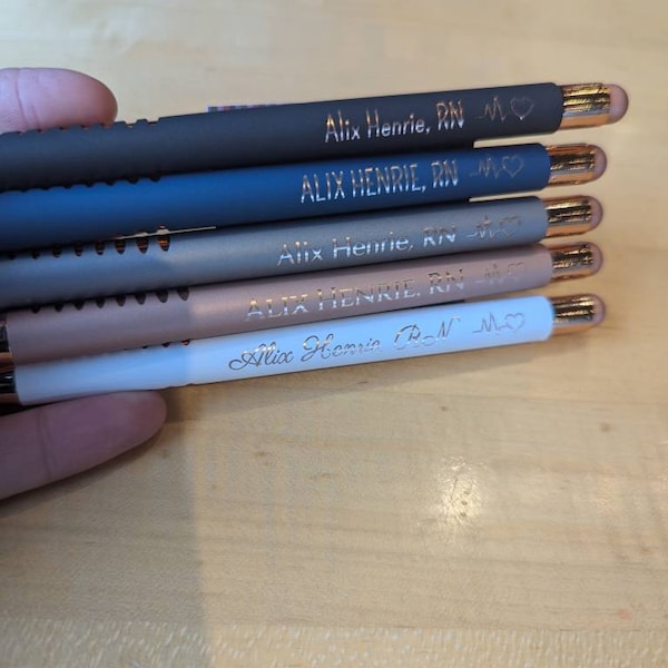 Personalized Nurse Pen Set: Engraved Medical Professional Gift - Etsy